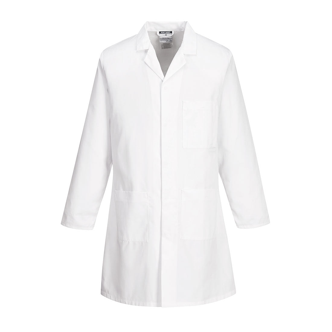 Portwest Standard White Lab Coat – Food Safety Direct