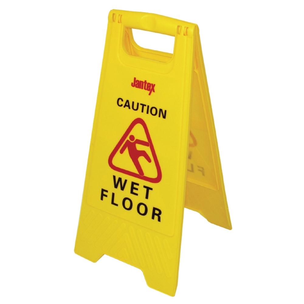 Floor Safety Sign - Caution Wet Floor – Food Safety Direct