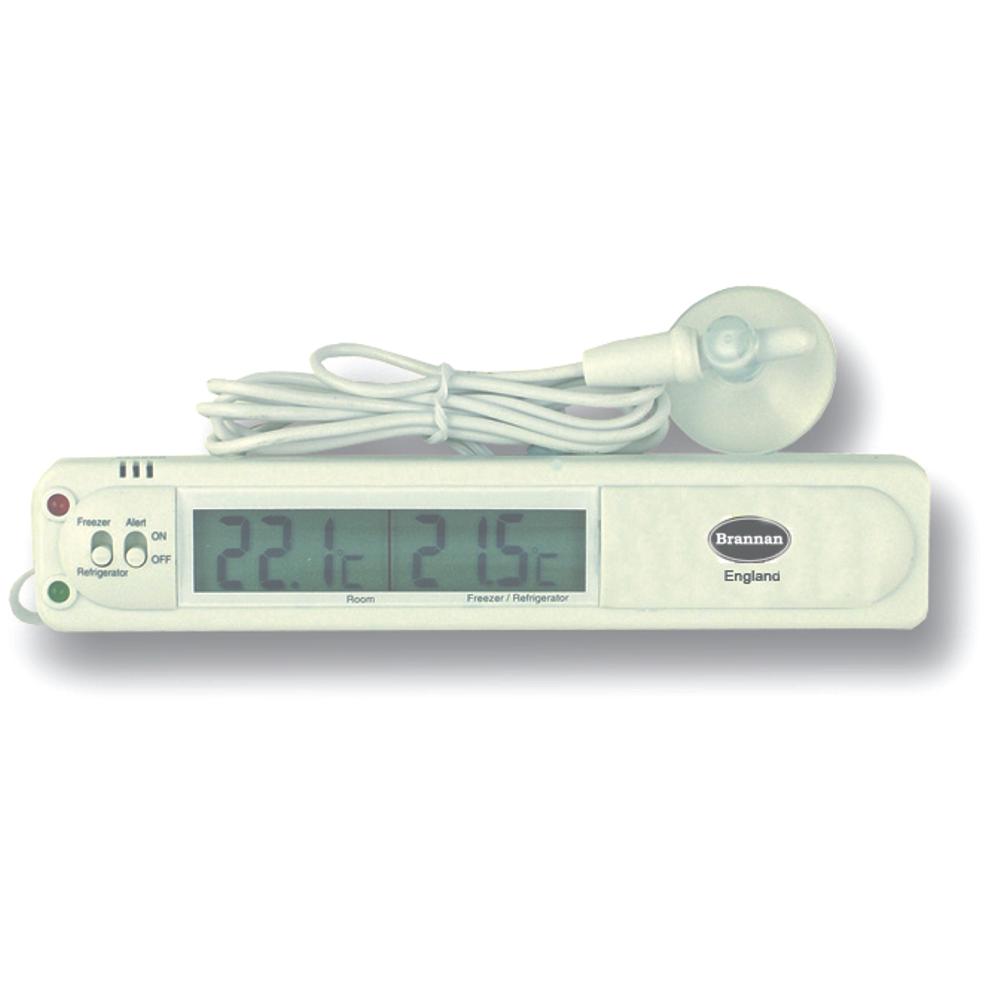 Ice Box Digital Fridge / Freezer Thermometer with Alarm – Food Safety ...
