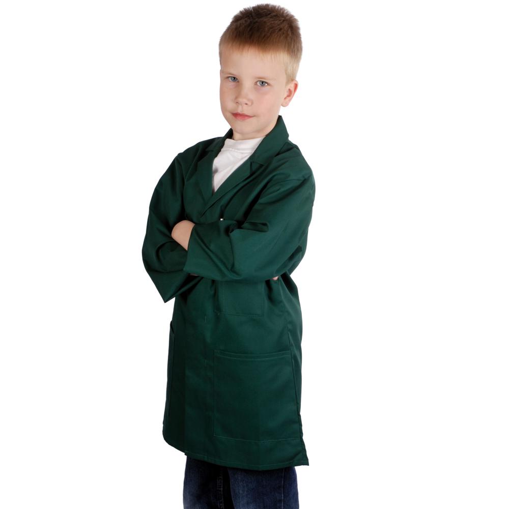 Kids Green Lab & Work Coat – Food Safety Direct